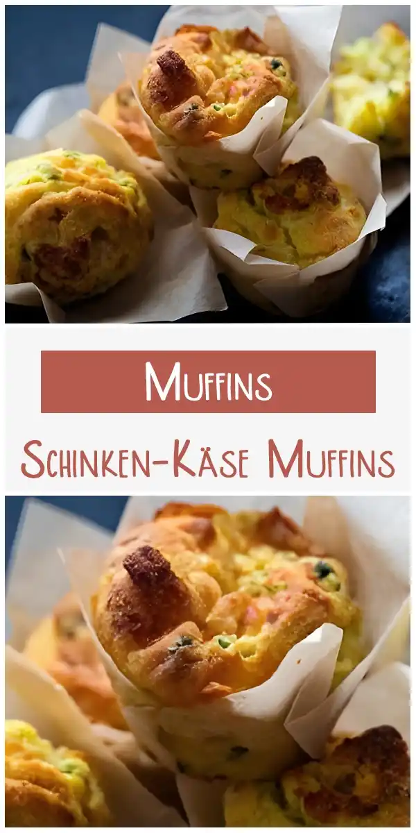 Schinken-Käse Muffins, Einfach und schnell gemacht