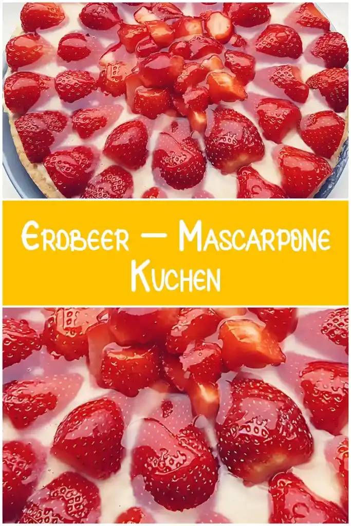 Erdbeer Mascarpone Kuchen Blech